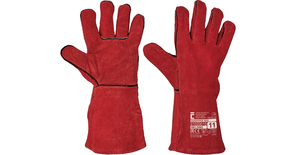 SANDPIPER RED leather gloves - rubberstore.eu - Online rubber store ...